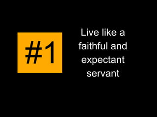 Sermon Slide Deck: "Living in Light of Eternity" (Luke 12:41-48) | PPT