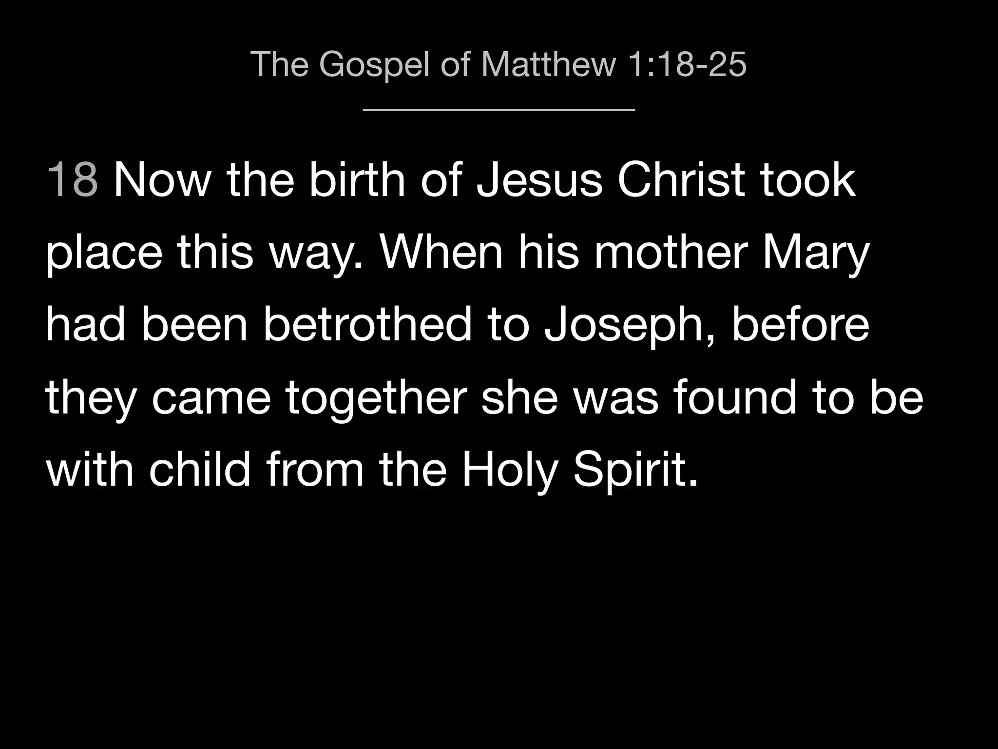 Sermon Slide Deck: "God With Us & For Us" (Matthew 1:18-2:15) | PDF