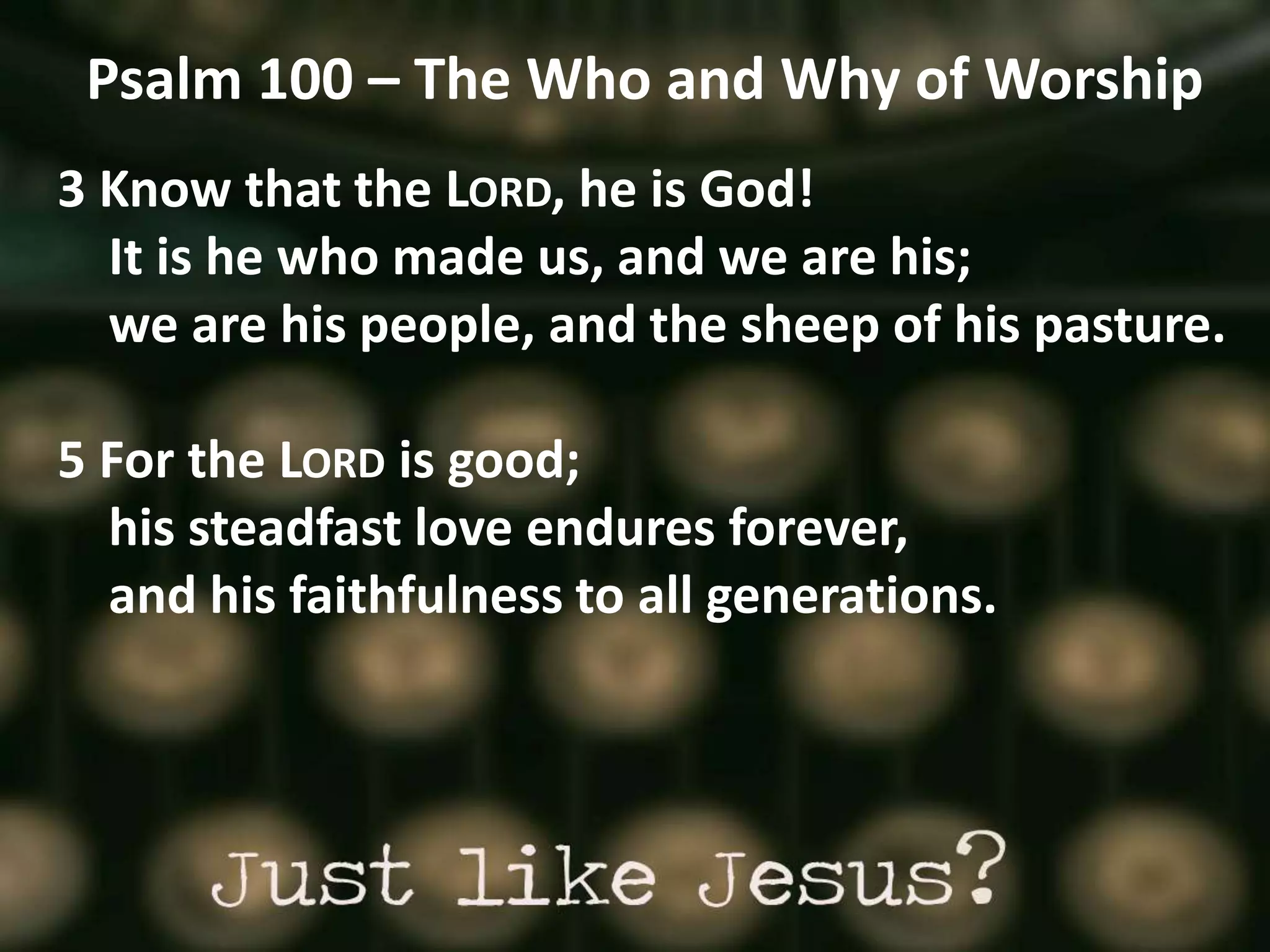 Sermon slides just like jesus Dan Petrak | PPTX | Christianity ...