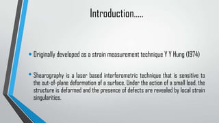 Shearography | PPTX