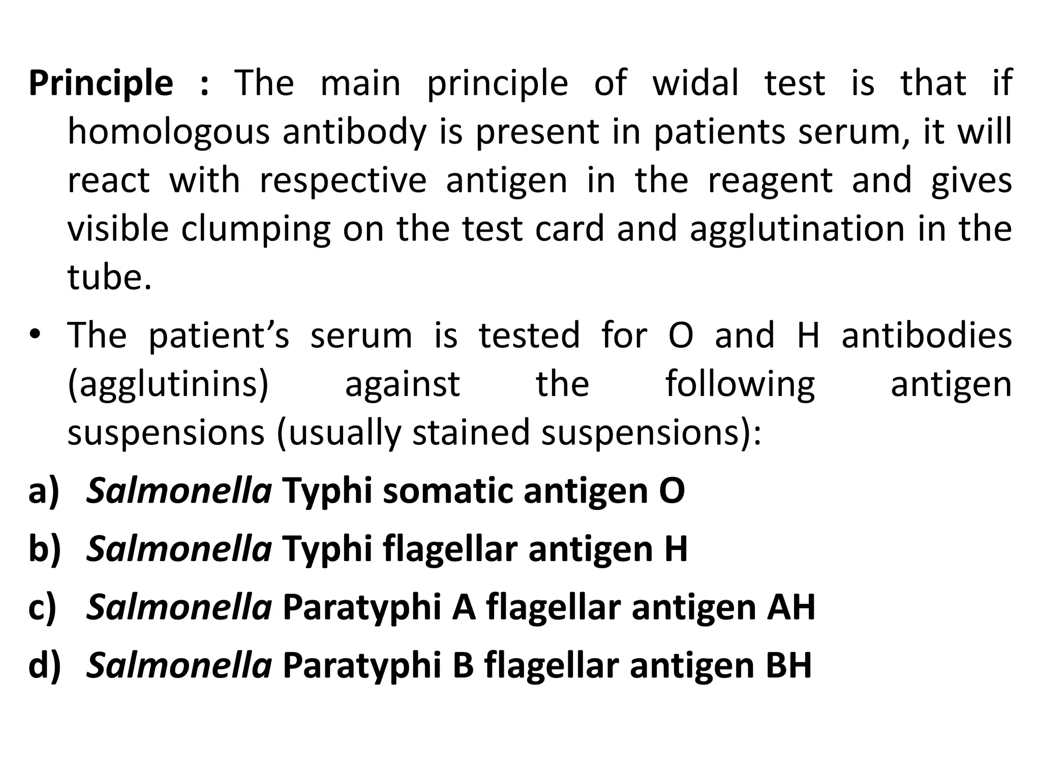 Serological tests-for-the-diagnosis-of-salmonella | PPTX