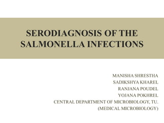 Serological tests-for-the-diagnosis-of-salmonella | PPTX