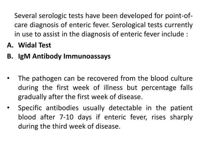 Serological tests-for-the-diagnosis-of-salmonella | PPTX | Infectious ...