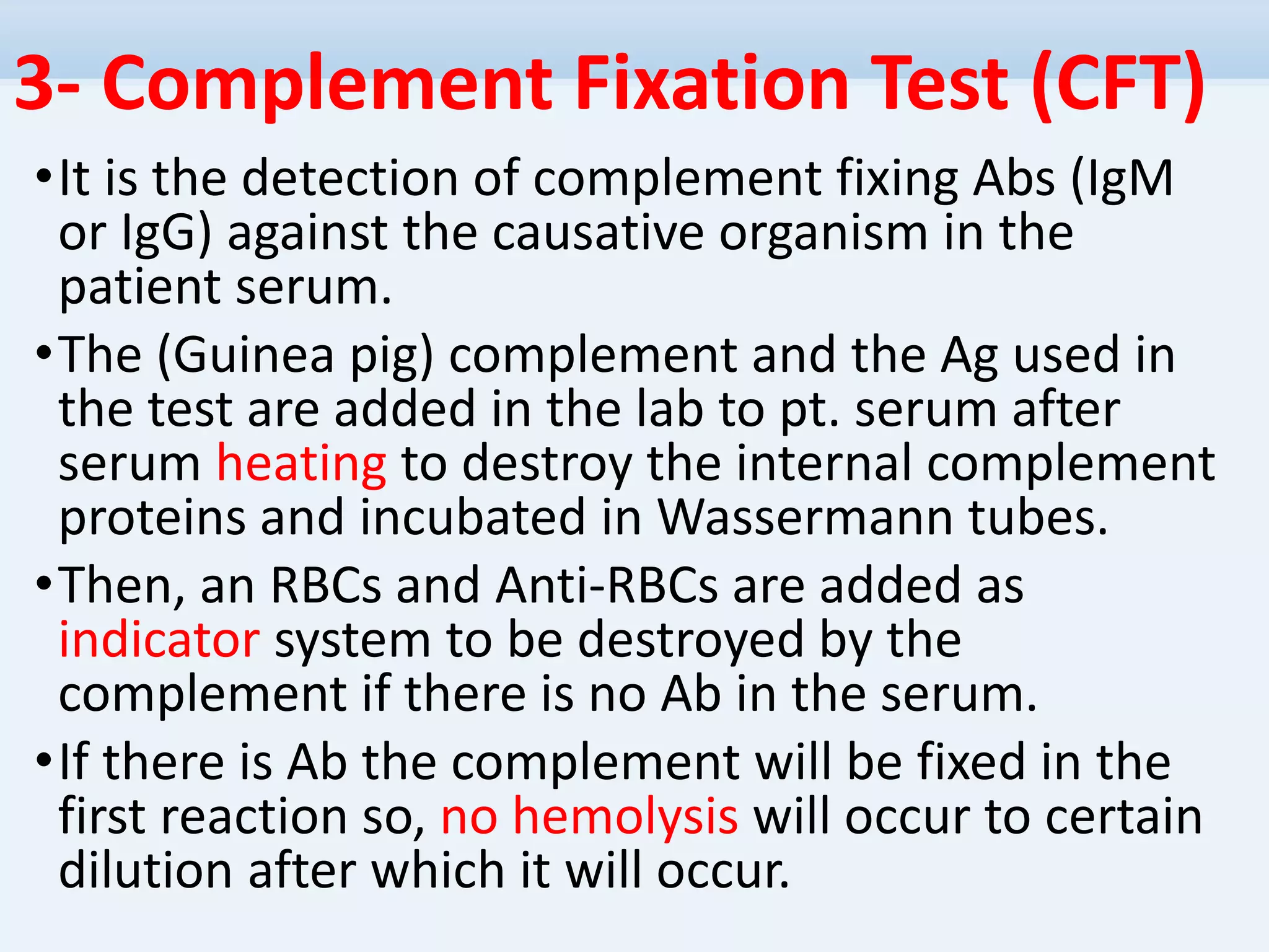 Serological Diagnosis of Infectious Diseases | PPTX