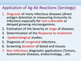 Serological Diagnosis of Infectious Diseases | PPTX