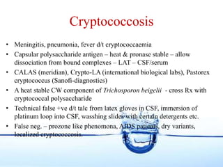 Serological, molecular & histopathological diagnosis of fungal | PPTX