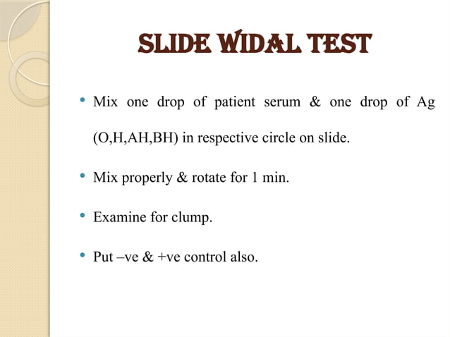 Serological test as widal for diagnosis of disease.pptx