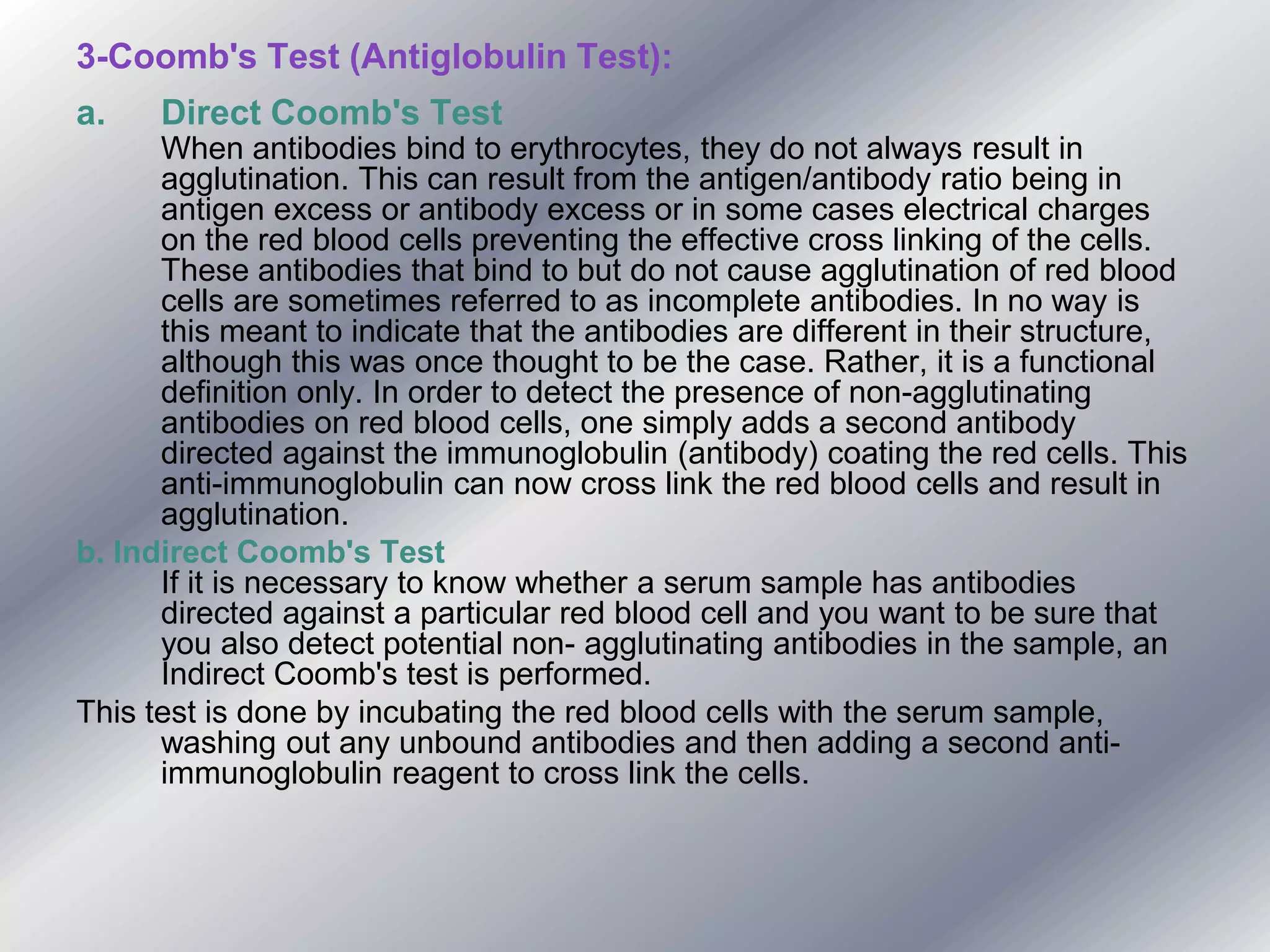 Serological tests | PDF