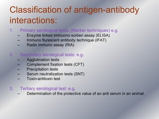 Serological tests | PDF