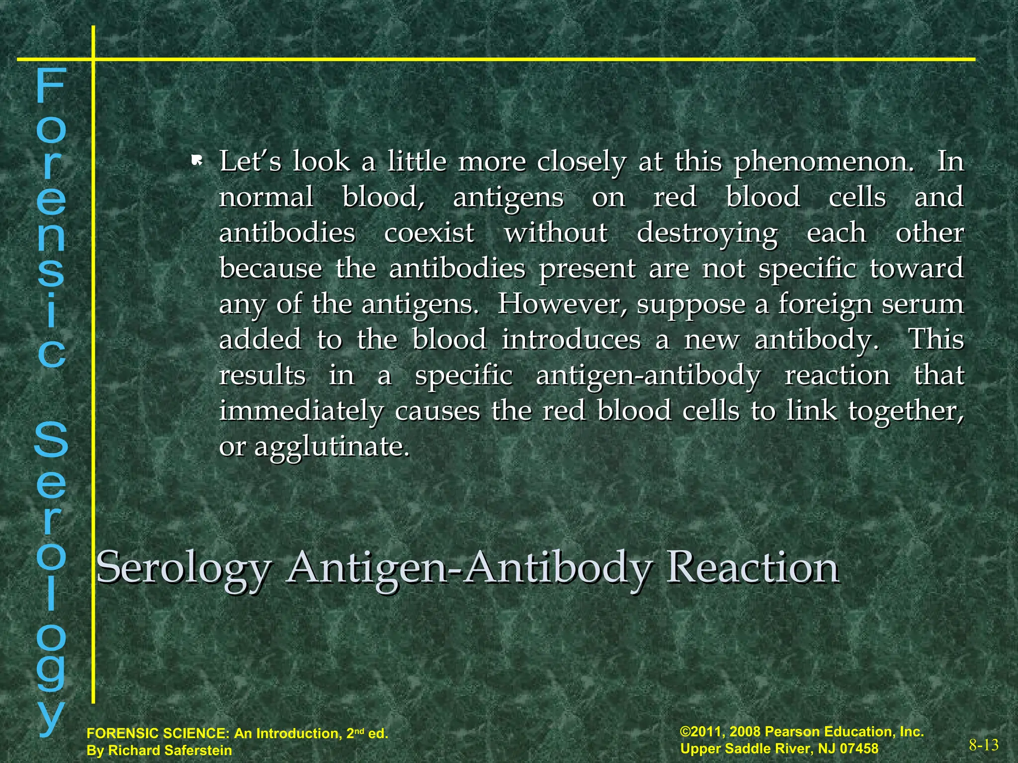 Serology and its Applications in Forensics | PDF