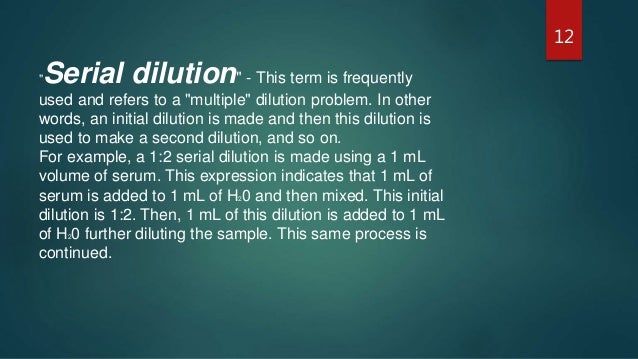Importance Of Serial Dilution And Antibody Titration In Serology - cokeally