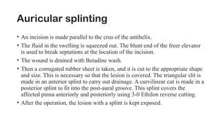 Seroma Pinna.power point presentations | PPTX | First Aid | Injuries