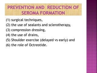 Seroma presentation | PPTX