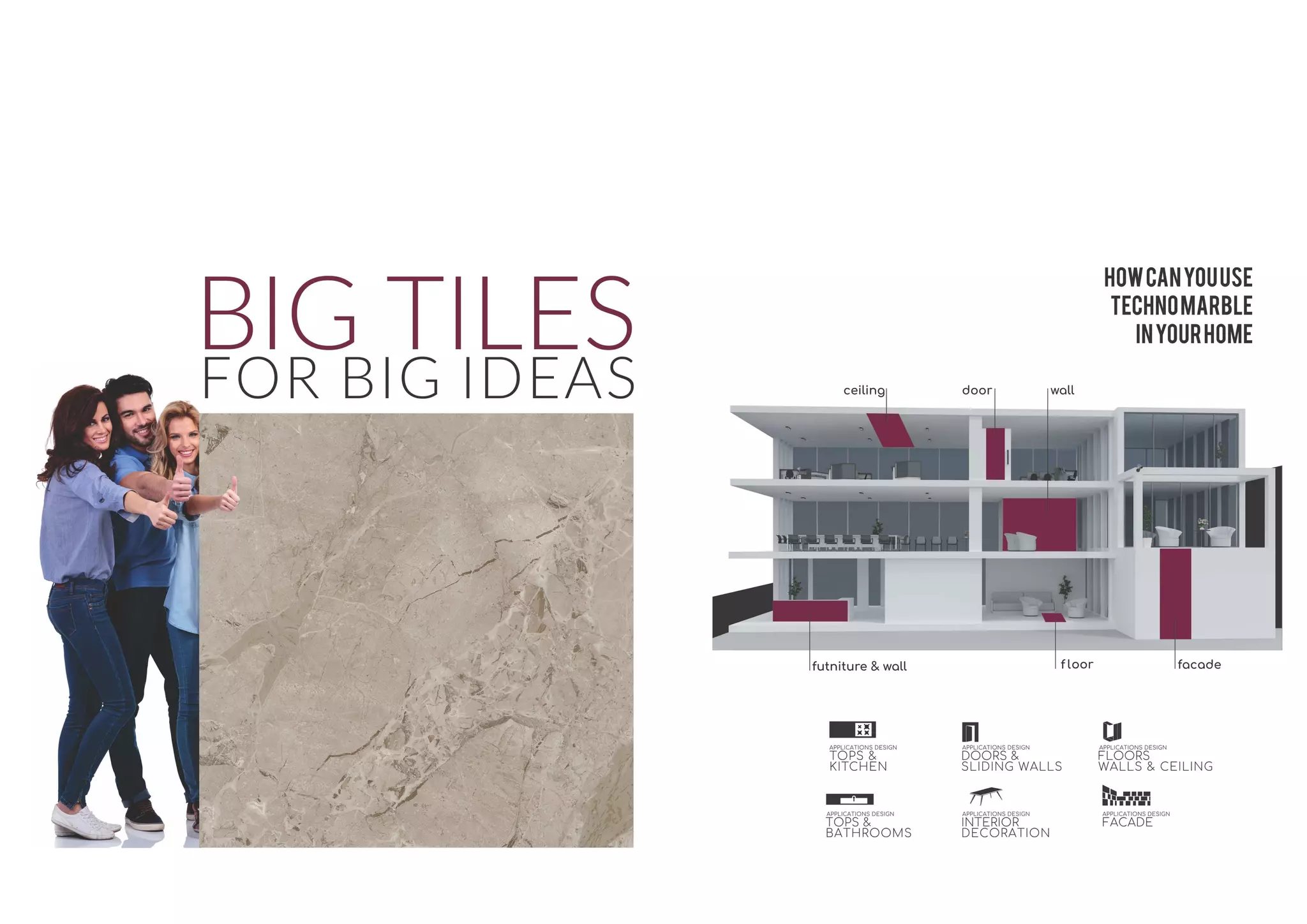 Seron Granito Design 1200x1200 Slab tile | PPT