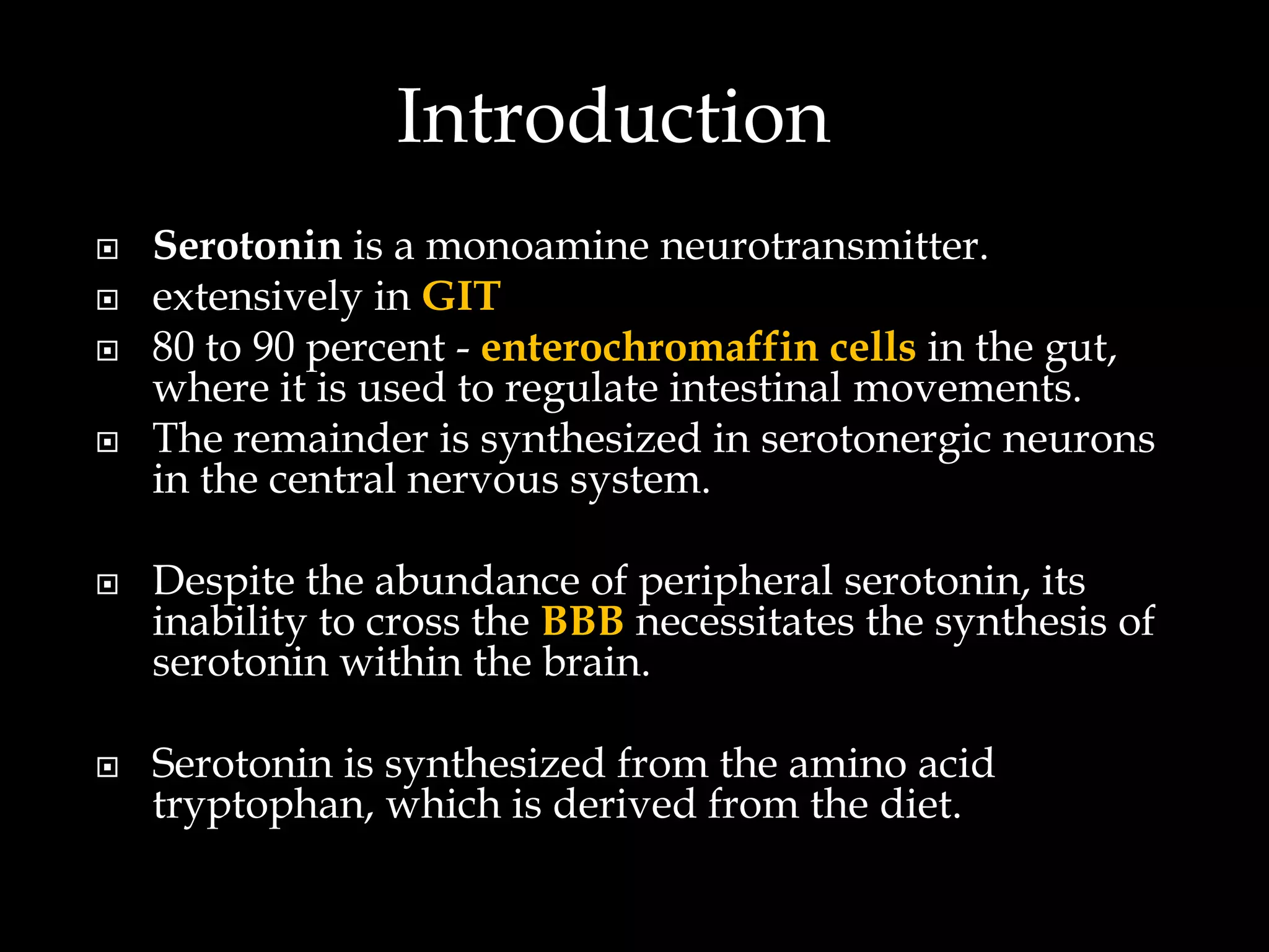 Serotonergic system ravi | PPTX | Endocrine and Metabolic Diseases ...