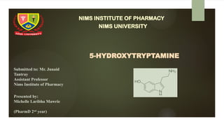 Detailed Pharmacology of Serotonin (5-HT) | PPTX