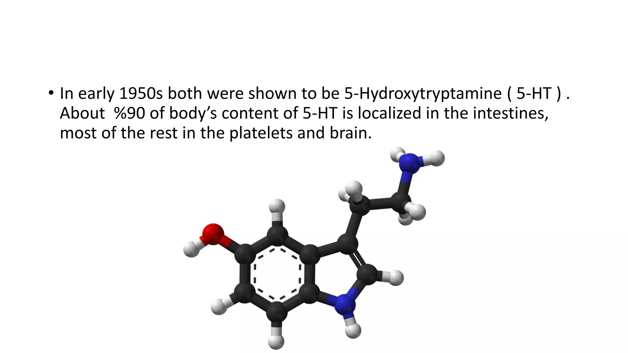 5-Hydroxytyptamine (Serotonin) | PPTX