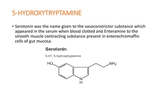 5-Hydroxytyptamine (Serotonin) | PPTX