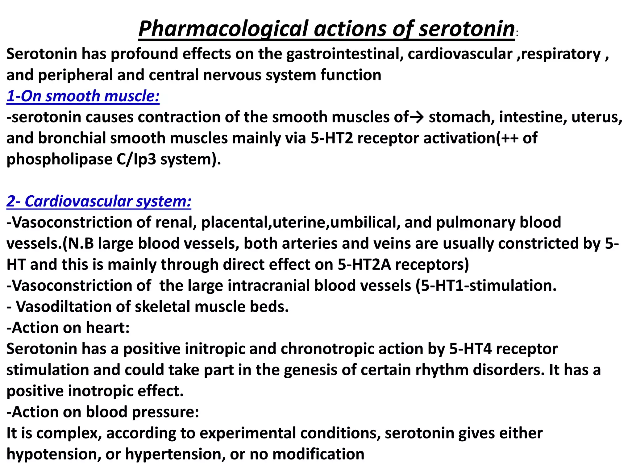 Serotonin | PPTX