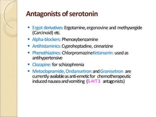 Serotonin | PPTX | Endocrine and Metabolic Diseases | Diseases and ...