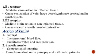 SEROTONIN KININ AND PROSTAGLANDIN AUTACOID | PPTX