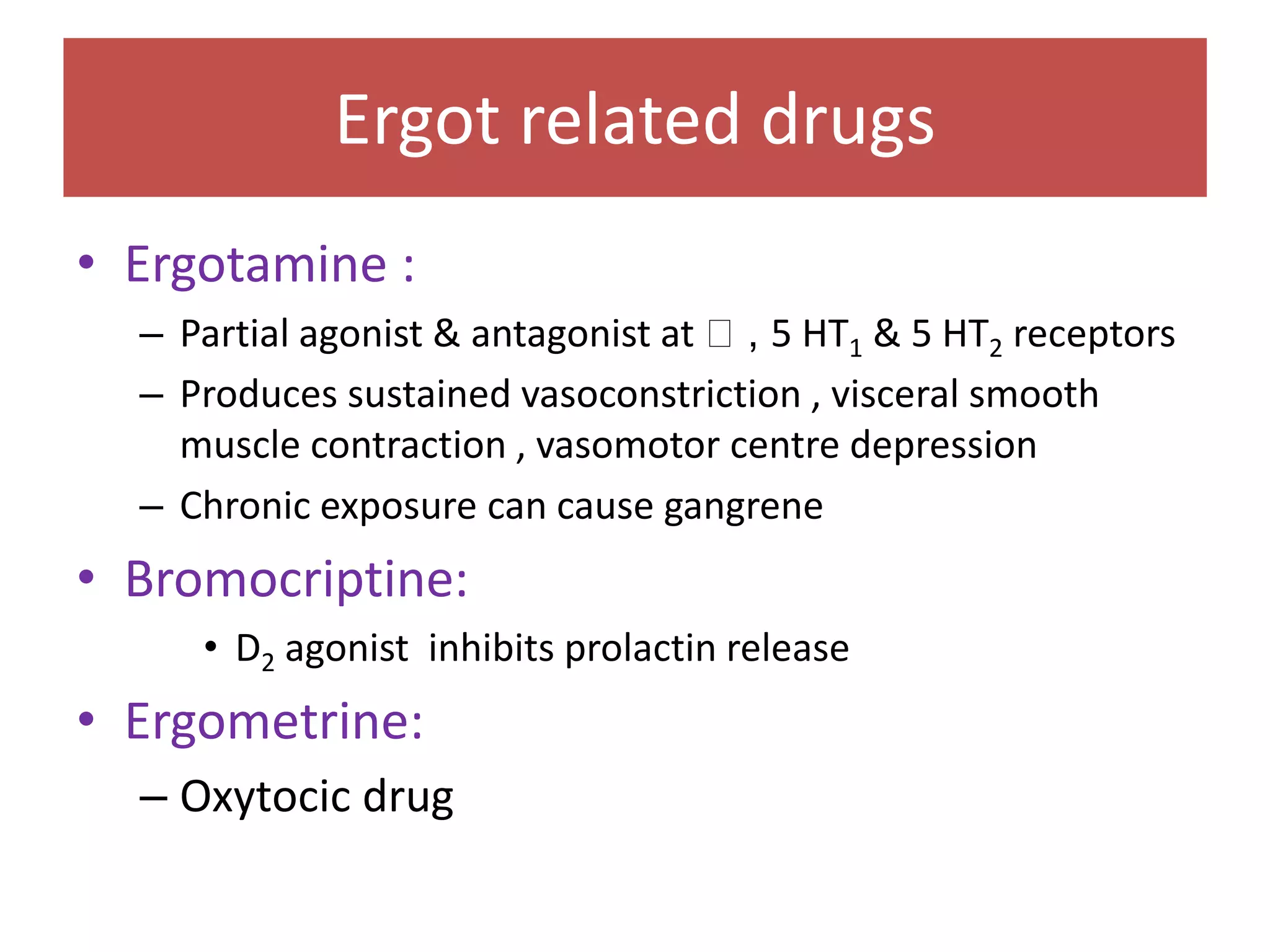 Serotonin and anti serotonin drugs | PPTX