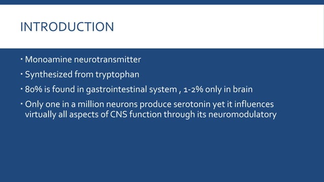 Serotonin and its role in psychiatry Aditya.pptx