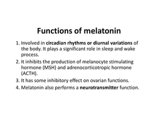 Synthesis of Serotonin and Melatonin | PDF