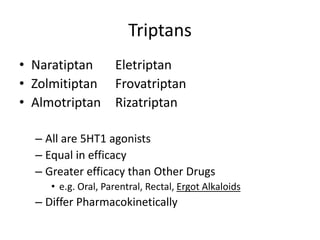 Serotonin & migraine | PPT