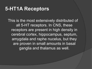 Serotonin receptors | PPTX