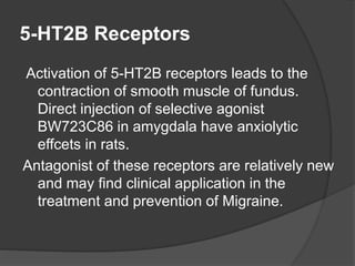 Serotonin receptors | PPTX
