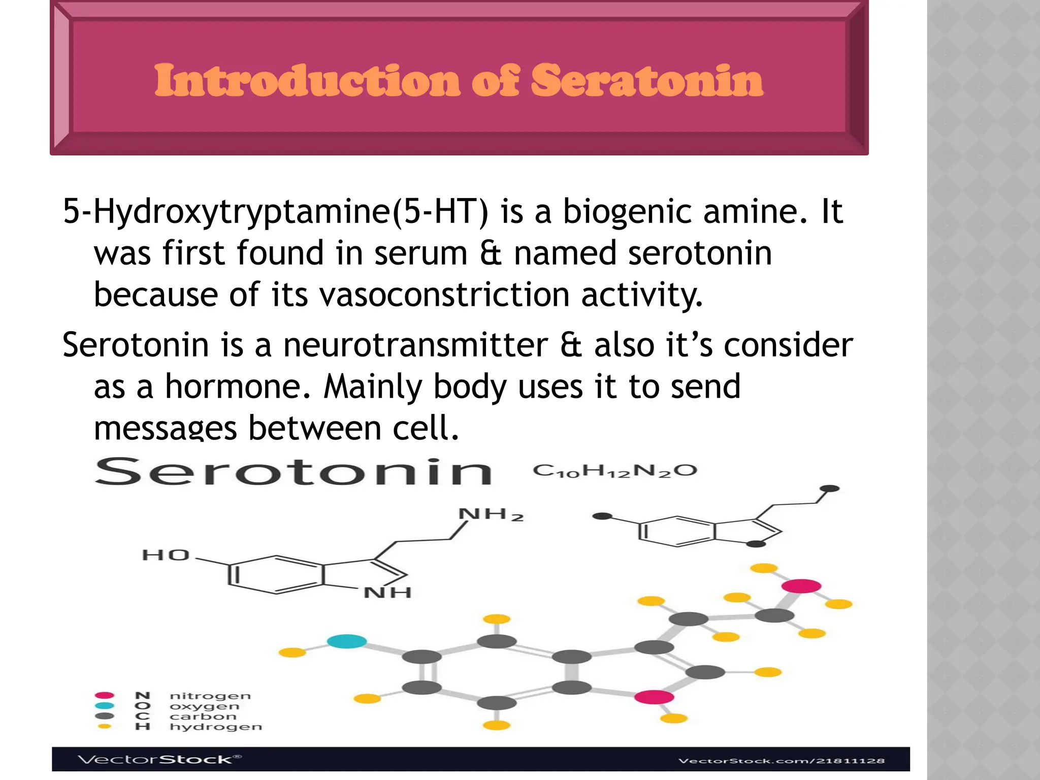 SEROTONIN RKU ppt---CHINMYEE SAHA ,PhD scholar,RKU.pptx