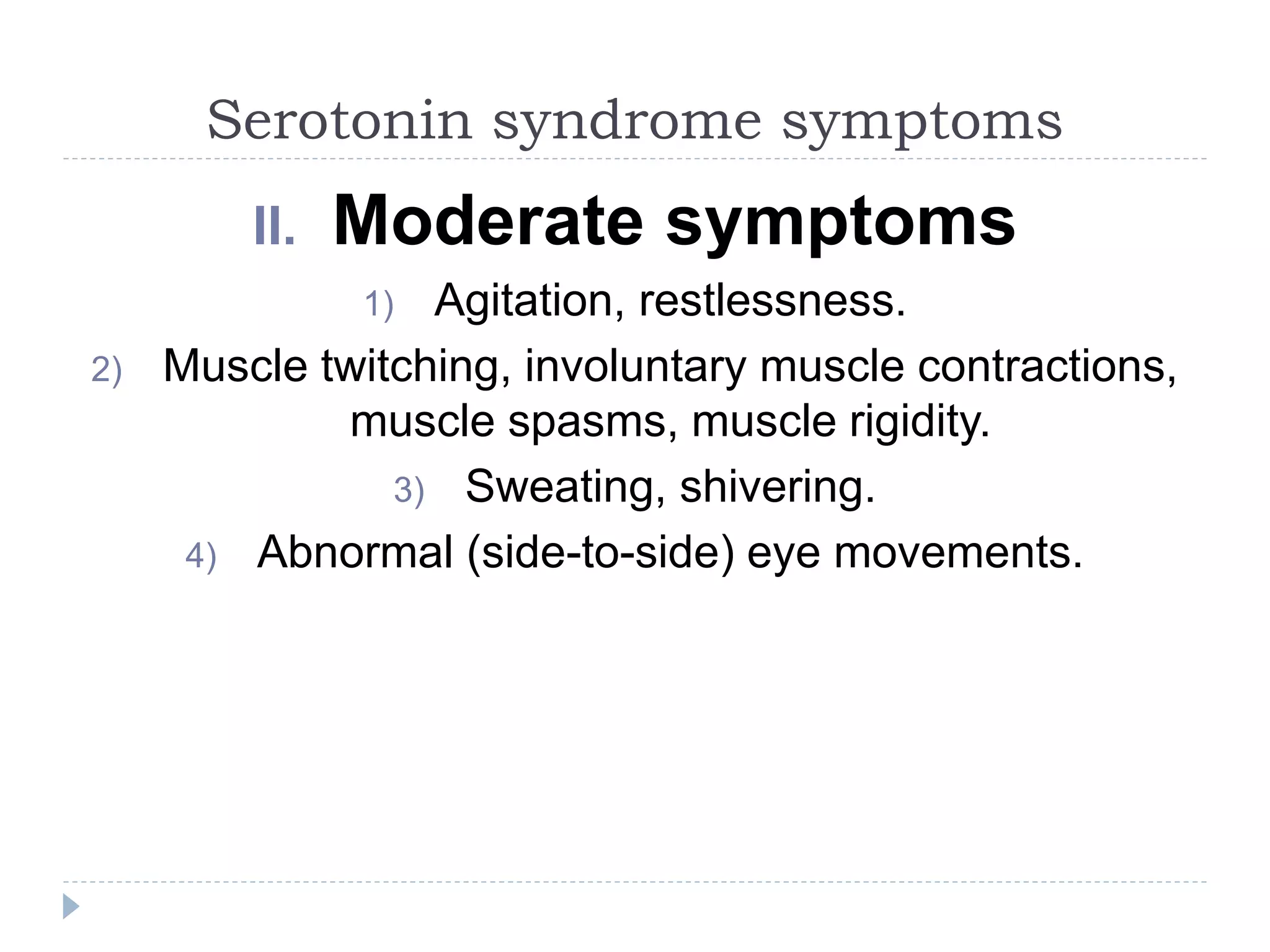 Serotonin syndrom | PPTX