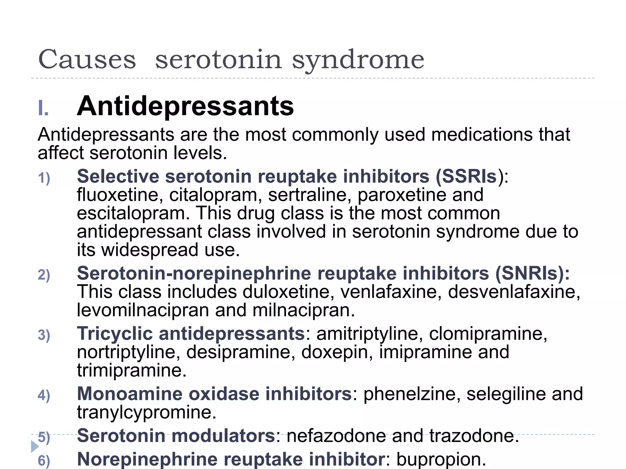 Serotonin syndrom | PPTX
