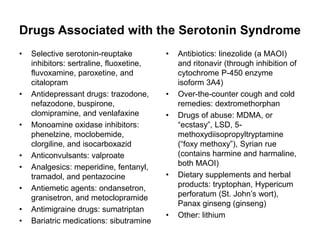 Serotonin Syndrome | PPTX