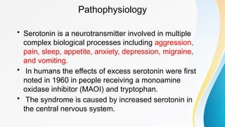 Serotonin Syndrome, introduction, sign symptom and management .pptx