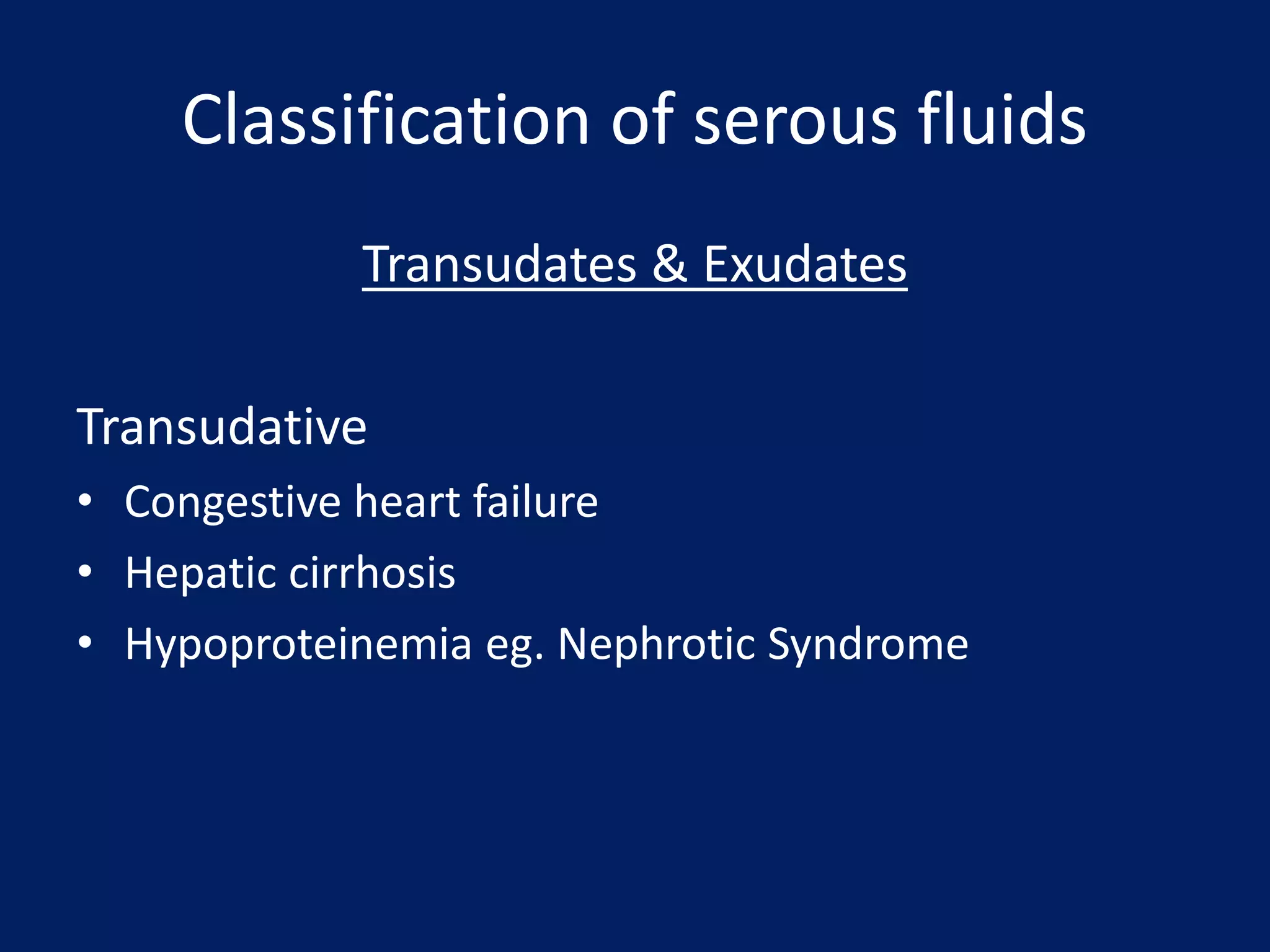 Fluid cytology in serous cavity effusions | PPTX