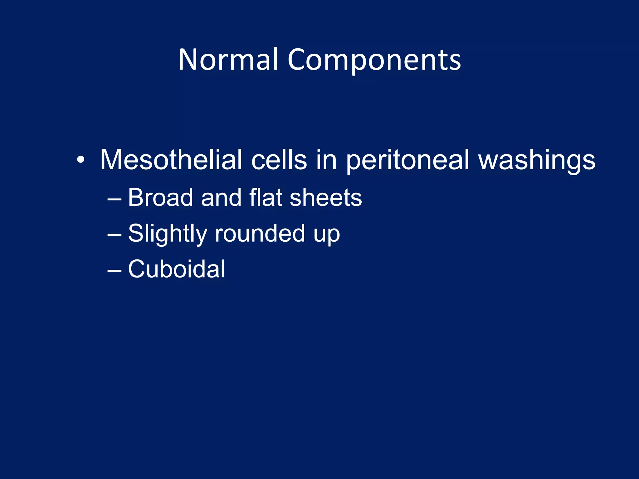 Fluid cytology in serous cavity effusions | PPTX