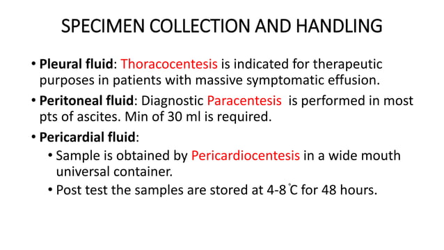 serous fluid Dr shweta [Autosaved].pptx | Lung and Respiratory Health ...
