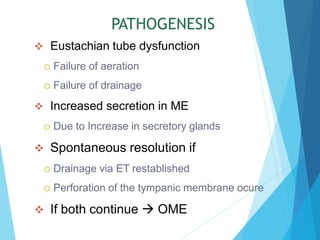 Serous otitis media | PPTX