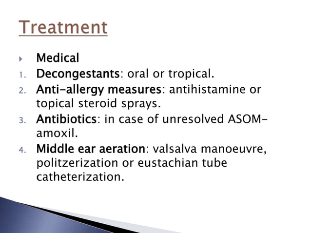 SEROUS OTITIS MEDIA.final.pptx | Ear, Nose and Throat Conditions ...