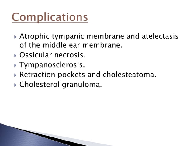SEROUS OTITIS MEDIA.final.pptx | Ear, Nose and Throat Conditions ...