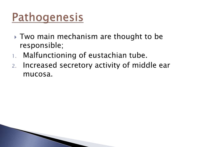 SEROUS OTITIS MEDIA.final.pptx | Ear, Nose and Throat Conditions ...