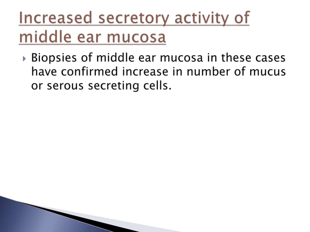 SEROUS OTITIS MEDIA.final.pptx | Ear, Nose and Throat Conditions ...