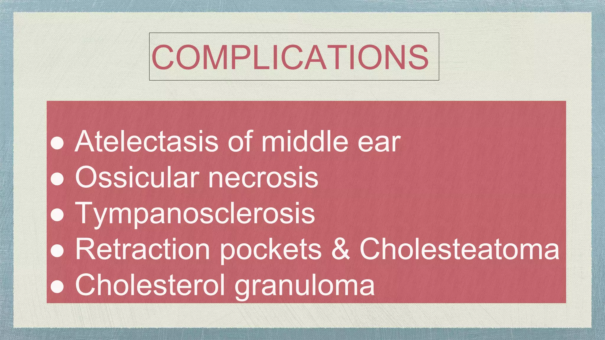 Serous Otitis Media (SOM) | PPTX