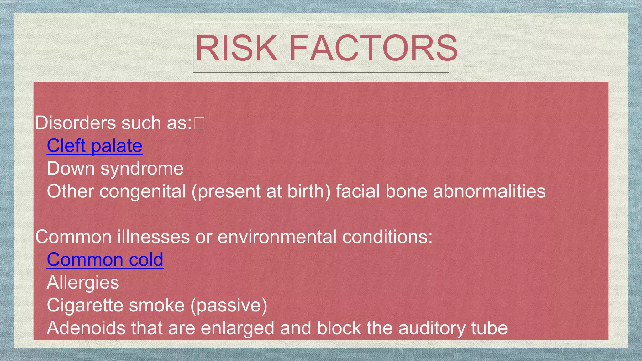 Serous Otitis Media (SOM) | PPTX