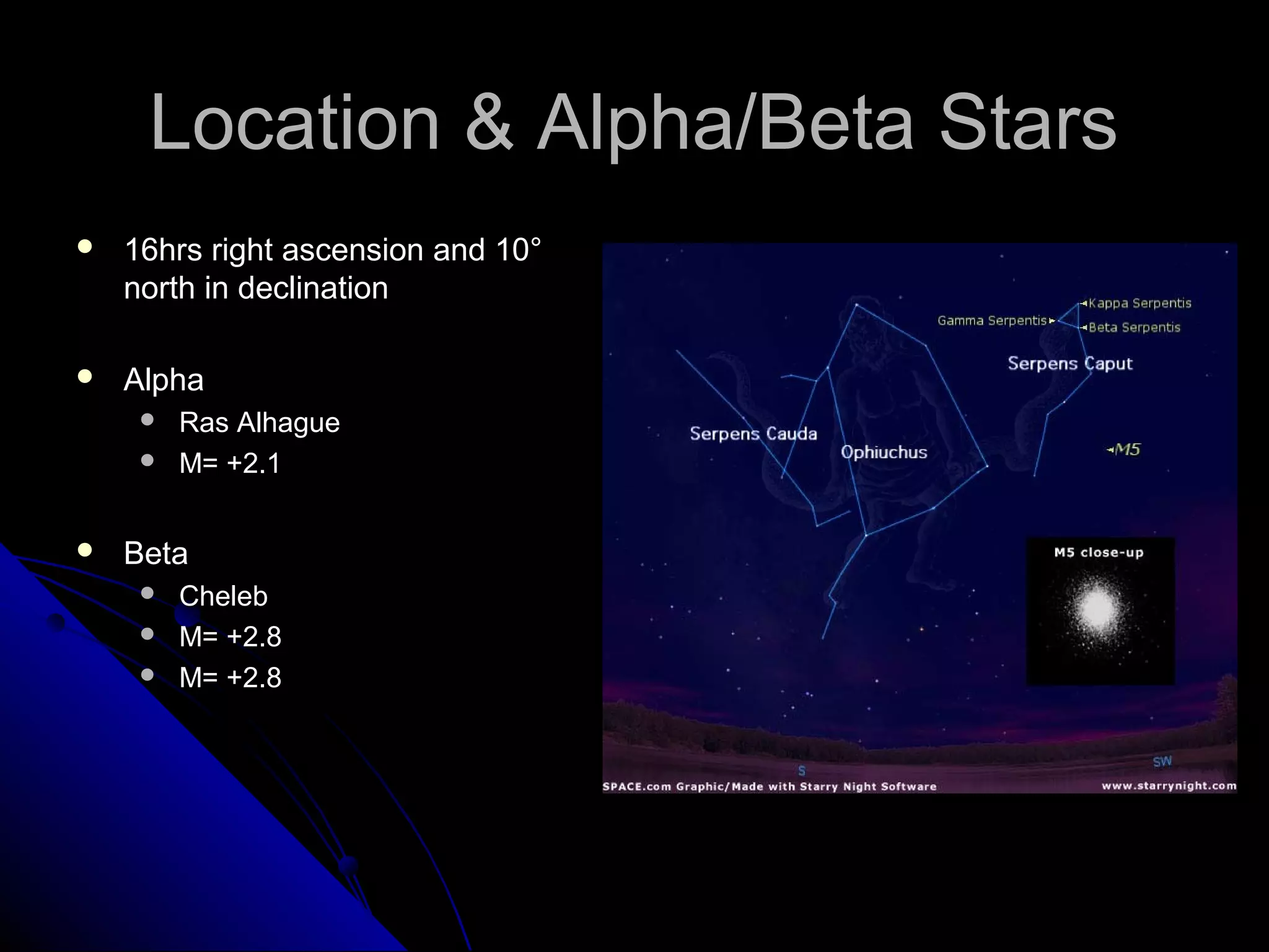Constellation Serpens The Serpent | PPT