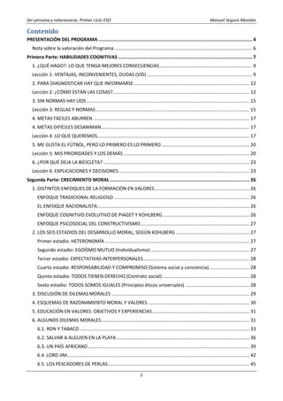 Ser persona y relacionarse | PDF