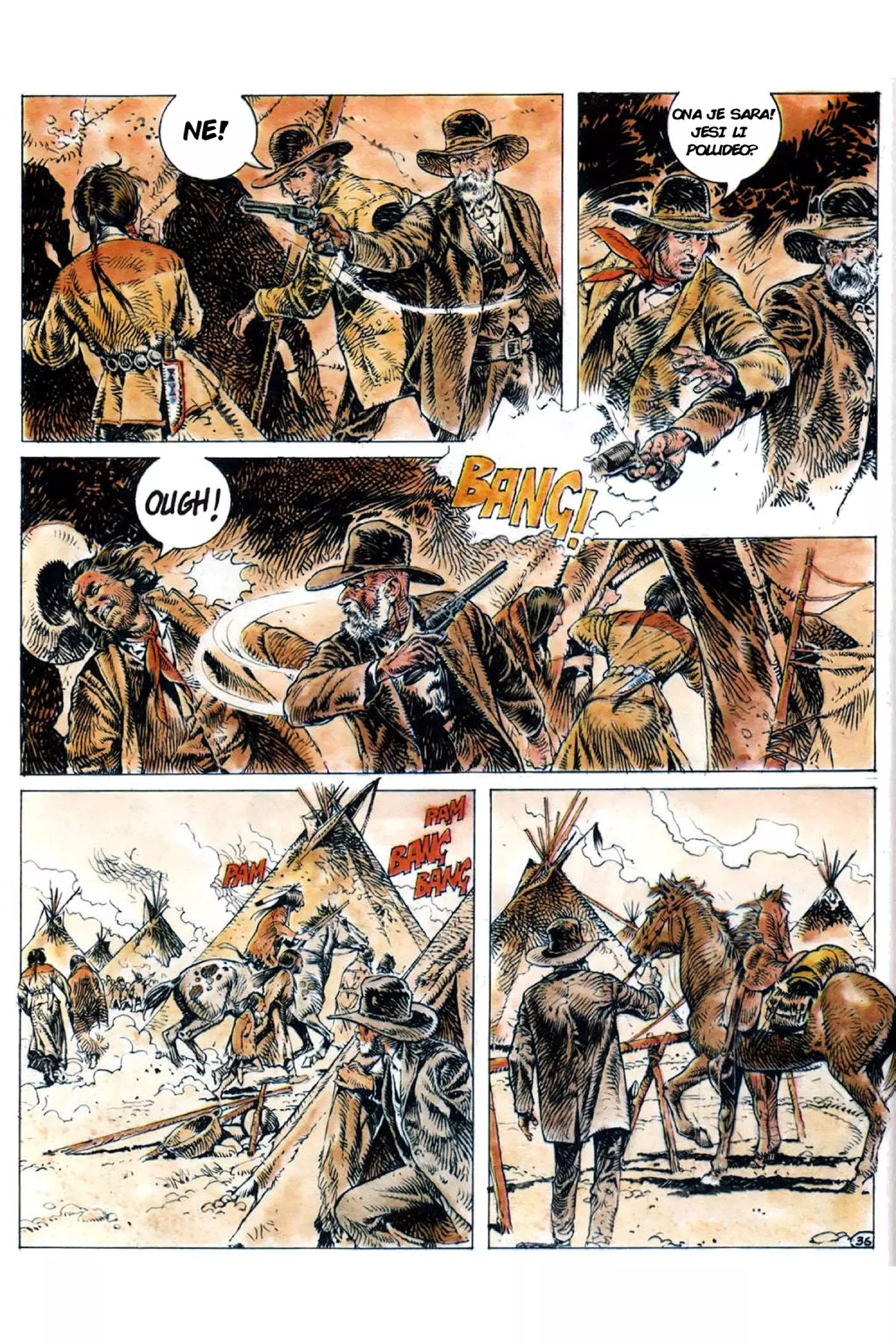 Serpieri obojeni zapad - 01 - sara (beli indijanac) | PDF | Free Download