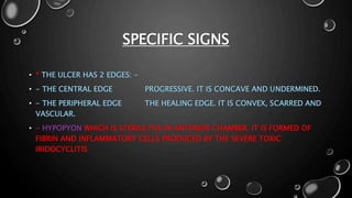 Serpiginous corneal ulcers | PPTX